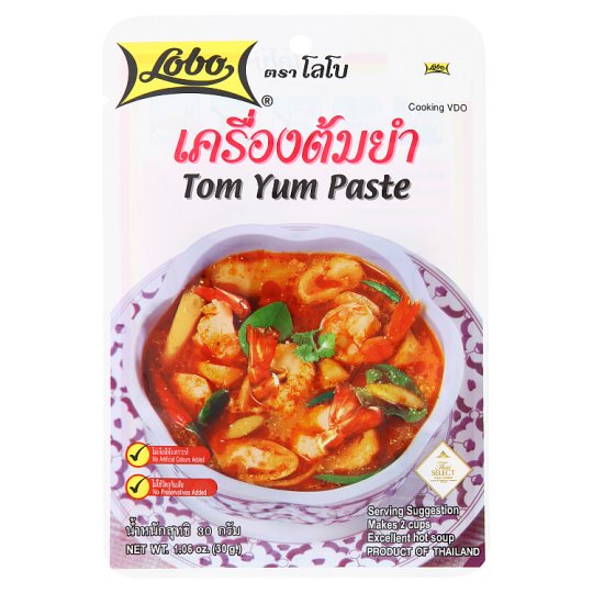 LOBO TOM YUM PASTE 30G – Shangde – Aasialainen ruokakauppa